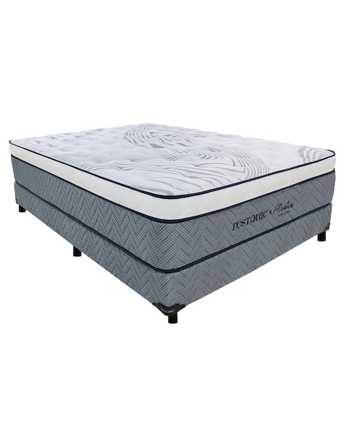 Juego de colchón y box Atlantic Restonic 1